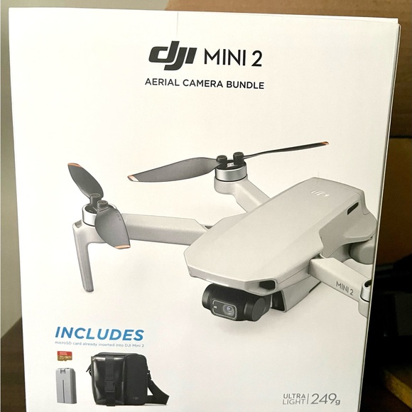 DJI | Other | Dji Mini 2 Aerial Camera Bundle In Silver And Gray | Poshmark